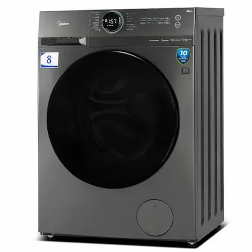 MIDEA FRONT LOAD 8K WASHING MACHINE MF200W80WB/T - Klimate Mate